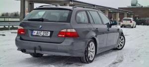 Grey BMW 525 2006 in Vilnius, with an engine capacity of 2.50 L and mileage of 242 thousand km for 3500 €, photo 3 on AUTOMOTO.COM.LV