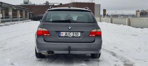 Grey BMW 525 2006 in Vilnius, with an engine capacity of 2.50 L and mileage of 242 thousand km for 3500 €, photo 7 on AUTOMOTO.COM.LV