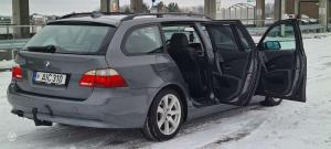 Grey BMW 525 2006 in Vilnius, with an engine capacity of 2.50 L and mileage of 242 thousand km for 3500 €, photo 15 on AUTOMOTO.COM.LV