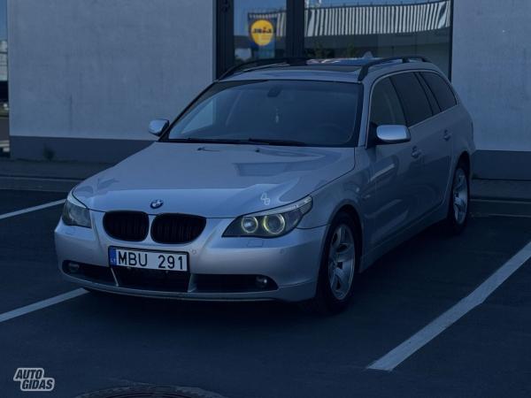 Pelēks BMW 525 2006 Kauņa, ar dzinēja tilpumu 2.50 L un nobraukumu 222 tūkst. km par 2300 €, foto 1 vietnē AUTOMOTO.COM.LV