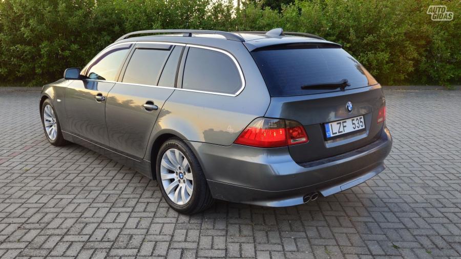 Grey BMW 525 2006 in Marijampole, with an engine capacity of 2.50 L and mileage of 304 thousand km for 2750 €, photo 7 on AUTOMOTO.COM.LV
