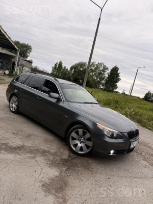 Pelēks BMW 525 2006 Rīga, ar dzinēja tilpumu 2.50 L un nobraukumu 425 tūkst. km par 3300 €, foto  vietnē AUTOMOTO.COM.LV