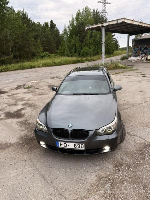Grey BMW 525 2006 in Riga, with an engine capacity of 2.50 L and mileage of 425 thousand km for 3300 €, photo 2 on AUTOMOTO.COM.LV