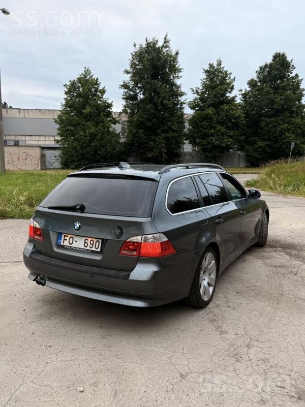 Grey BMW 525 2006 in Riga, with an engine capacity of 2.50 L and mileage of 425 thousand km for 3300 €, photo 6 on AUTOMOTO.COM.LV
