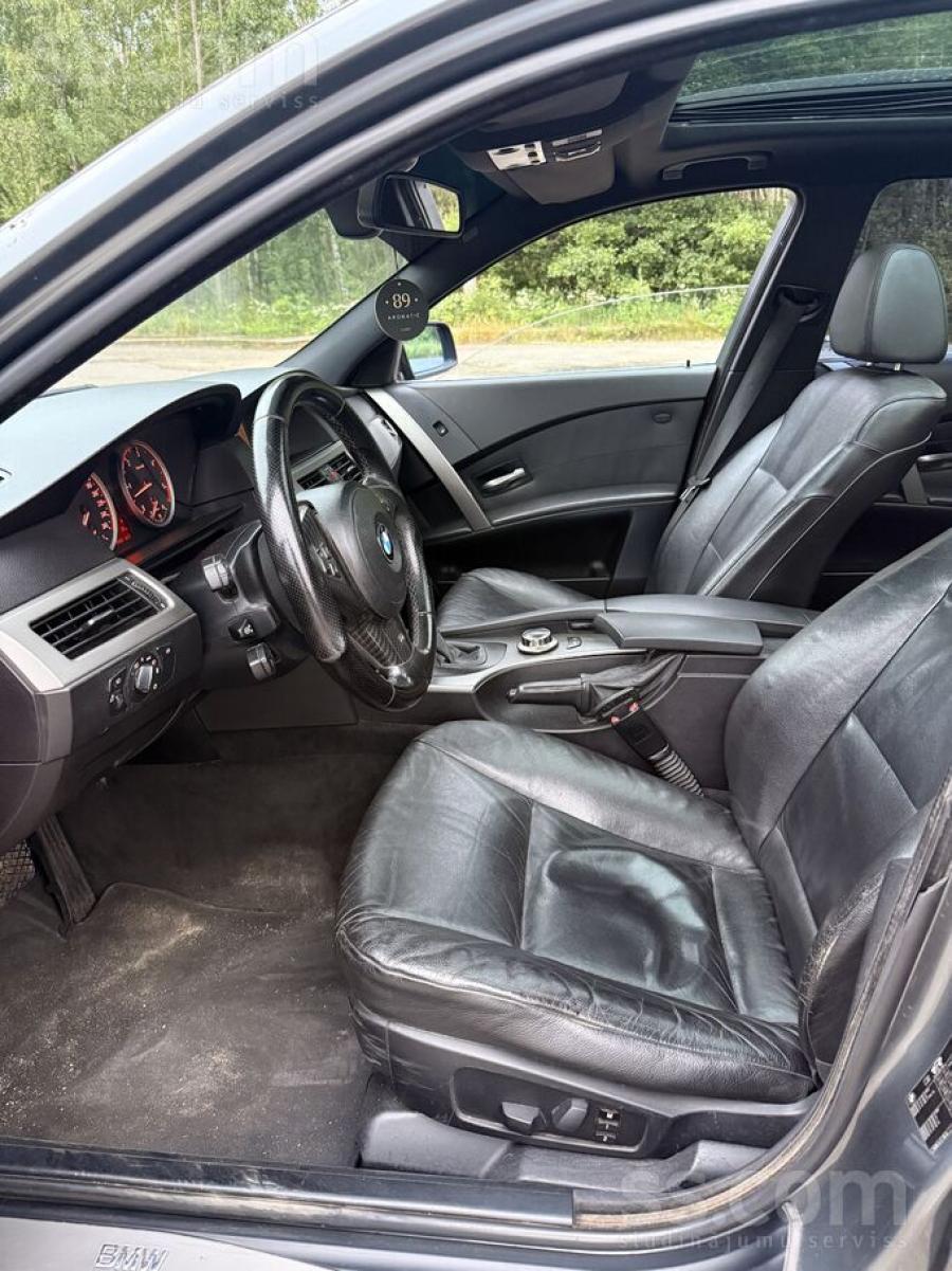 Pelēks BMW 525 2006 Rīga, ar dzinēja tilpumu 2.50 L un nobraukumu 425 tūkst. km par 3300 €, foto 11 vietnē AUTOMOTO.COM.LV