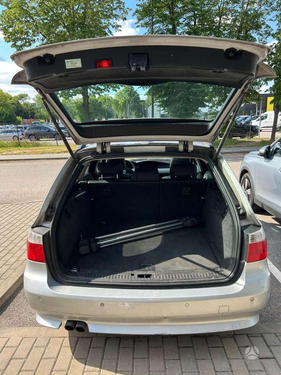 Grey BMW 525 2006 in Kaunas, with an engine capacity of 2.50 L and mileage of 330 thousand km for 1700 €, photo 7 on AUTOMOTO.COM.LV