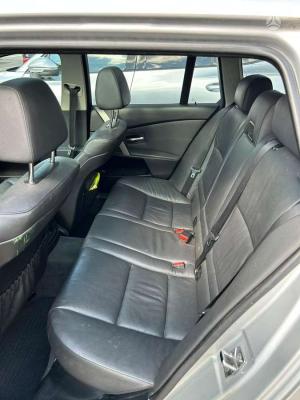 Grey BMW 525 2006 in Kaunas, with an engine capacity of 2.50 L and mileage of 330 thousand km for 1700 €, photo 9 on AUTOMOTO.COM.LV