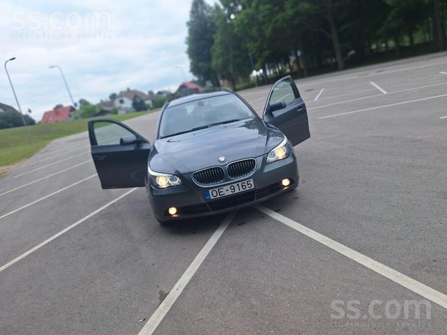 Pelēks BMW 525 2006 Alūksne, ar dzinēja tilpumu 2.50 L un nobraukumu 468 tūkst. km par 2500 €, foto 14 vietnē AUTOMOTO.COM.LV