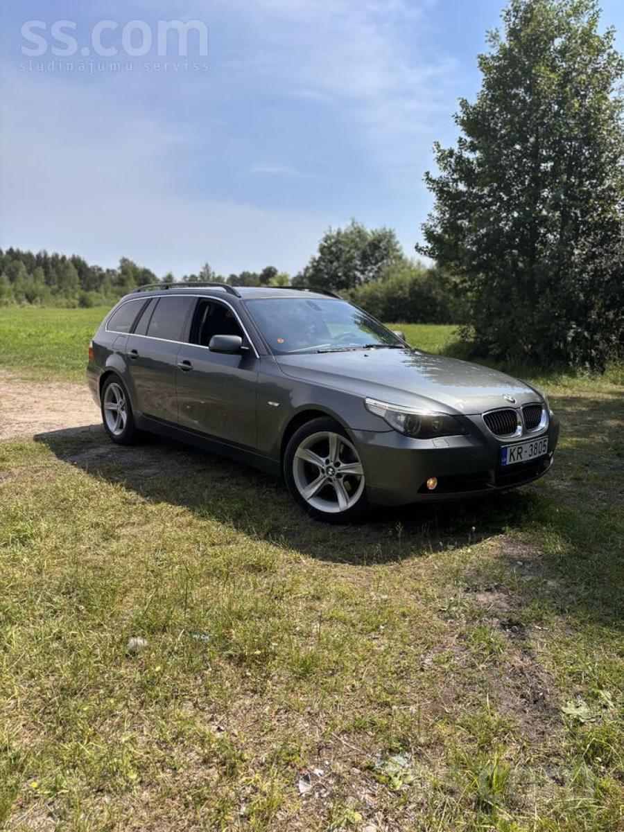 Pelēks BMW 525 2006 Jelgava, ar dzinēja tilpumu 2.50 L un nobraukumu 319 tūkst. km par 3300 €, foto 1 vietnē AUTOMOTO.COM.LV