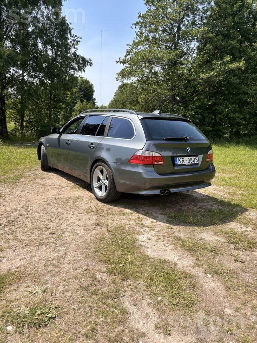 Pelēks BMW 525 2006 Jelgava, ar dzinēja tilpumu 2.50 L un nobraukumu 319 tūkst. km par 3300 €, foto 7 vietnē AUTOMOTO.COM.LV
