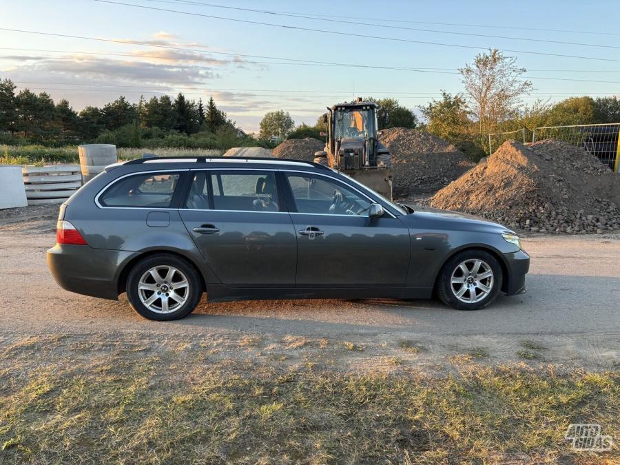 Grey BMW 525 2006 in Kaunas, with an engine capacity of 2.50 L and mileage of 355 thousand km for 1750 €, photo 7 on AUTOMOTO.COM.LV