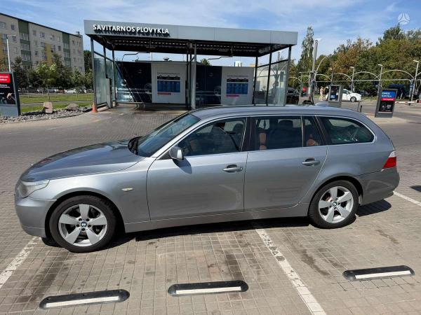 Pelēks BMW 525 2006 Viļņa, ar dzinēja tilpumu 2.50 L un nobraukumu 250 tūkst. km par 2700 €, foto 3 vietnē AUTOMOTO.COM.LV