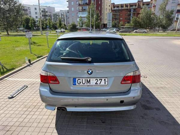 Pelēks BMW 525 2006 Viļņa, ar dzinēja tilpumu 2.50 L un nobraukumu 250 tūkst. km par 2700 €, foto 10 vietnē AUTOMOTO.COM.LV