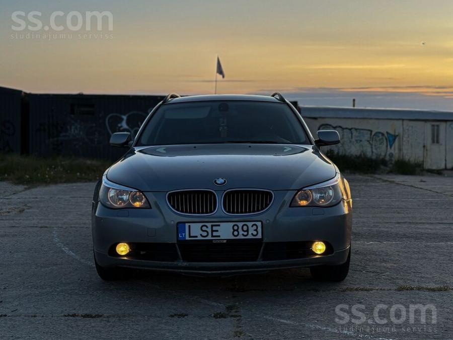 Grey BMW 525 2007 in Liepaja, with an engine capacity of 2.50 L and mileage of 480 thousand km for 3700 €, photo 1 on AUTOMOTO.COM.LV