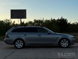 Grey BMW 525 2007 in Liepaja, with an engine capacity of 2.50 L and mileage of 480 thousand km for 3700 €, photo 3 on AUTOMOTO.COM.LV