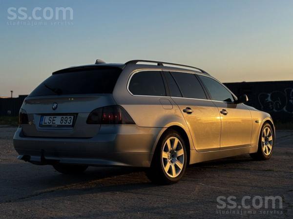 Pelēks BMW 525 2007 Liepāja, ar dzinēja tilpumu 2.50 L un nobraukumu 480 tūkst. km par 3700 €, foto 6 vietnē AUTOMOTO.COM.LV