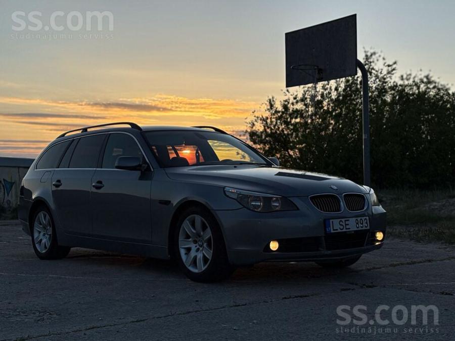 Grey BMW 525 2007 in Liepaja, with an engine capacity of 2.50 L and mileage of 480 thousand km for 3700 €, photo 7 on AUTOMOTO.COM.LV