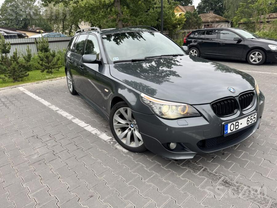 Pelēks BMW 525 2007 Jūrmala, ar dzinēja tilpumu 2.50 L un nobraukumu 207 tūkst. km par 13700 €, foto 1 vietnē AUTOMOTO.COM.LV