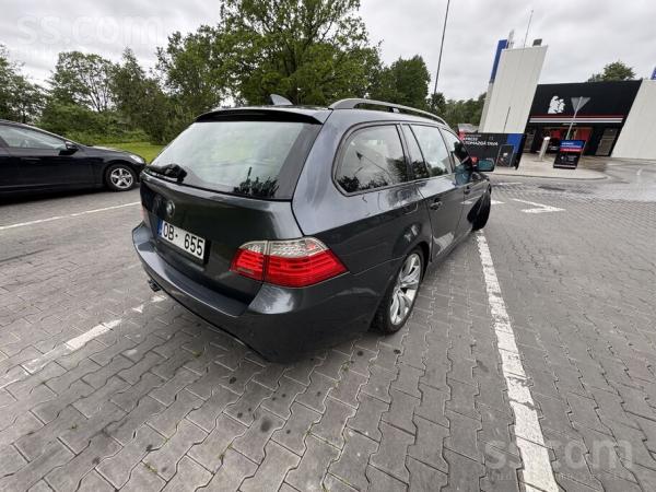 Grey BMW 525 2007 in Jurmala, with an engine capacity of 2.50 L and mileage of 207 thousand km for 4999 €, photo 3 on AUTOMOTO.COM.LV