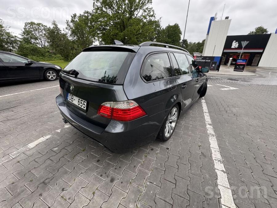 Pelēks BMW 525 2007 Jūrmala, ar dzinēja tilpumu 2.50 L un nobraukumu 207 tūkst. km par 13700 €, foto 3 vietnē AUTOMOTO.COM.LV