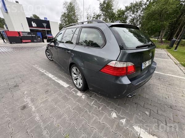 Grey BMW 525 2007 in Jurmala, with an engine capacity of 2.50 L and mileage of 207 thousand km for 4999 €, photo 4 on AUTOMOTO.COM.LV