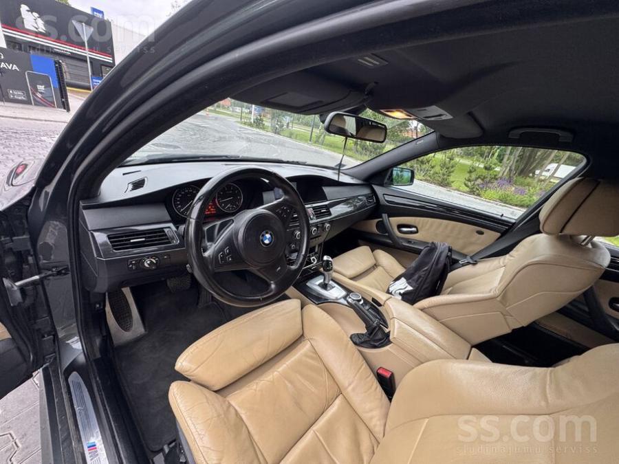 Pelēks BMW 525 2007 Jūrmala, ar dzinēja tilpumu 2.50 L un nobraukumu 207 tūkst. km par 13700 €, foto 6 vietnē AUTOMOTO.COM.LV
