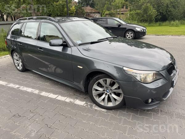 Grey BMW 525 2007 in Jurmala, with an engine capacity of 2.50 L and mileage of 207 thousand km for 4999 €, photo 9 on AUTOMOTO.COM.LV