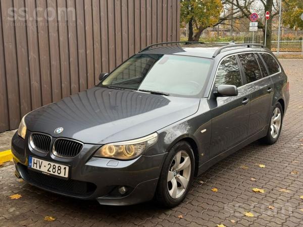 Grey BMW 525 2007 in Riga, with an engine capacity of 3.00 L and mileage of 0 thousand km for 3590 €, photo 2 on AUTOMOTO.COM.LV