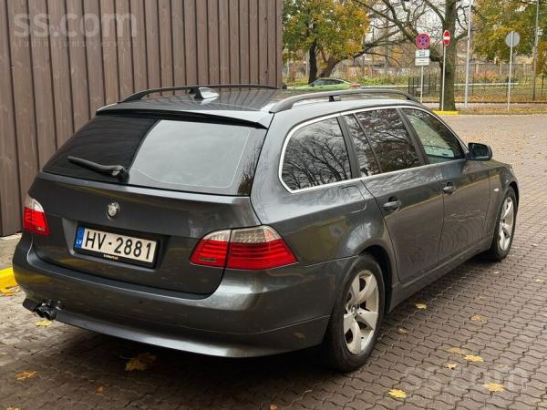 Grey BMW 525 2007 in Riga, with an engine capacity of 3.00 L and mileage of 0 thousand km for 3590 €, photo 5 on AUTOMOTO.COM.LV