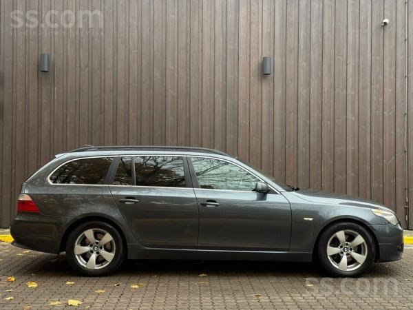 Grey BMW 525 2007 in Riga, with an engine capacity of 3.00 L and mileage of 0 thousand km for 3590 €, photo 6 on AUTOMOTO.COM.LV