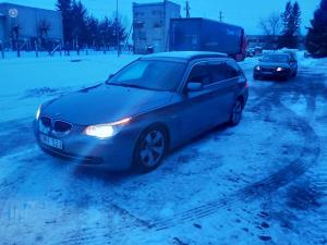 Grey BMW 525 2007 in Klaipeda, with an engine capacity of 3.00 L and mileage of 252 thousand km for 2950 €, photo  on AUTOMOTO.COM.LV