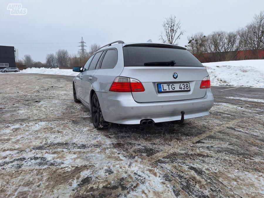 Grey BMW 525 2007 in Kaunas, with an engine capacity of 2.50 L and mileage of 453 thousand km for 3450 €, photo 7 on AUTOMOTO.COM.LV
