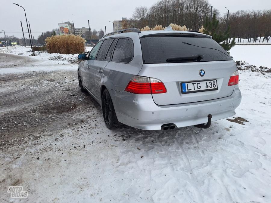 Grey BMW 525 2007 in Kaunas, with an engine capacity of 2.50 L and mileage of 453 thousand km for 3450 €, photo 10 on AUTOMOTO.COM.LV