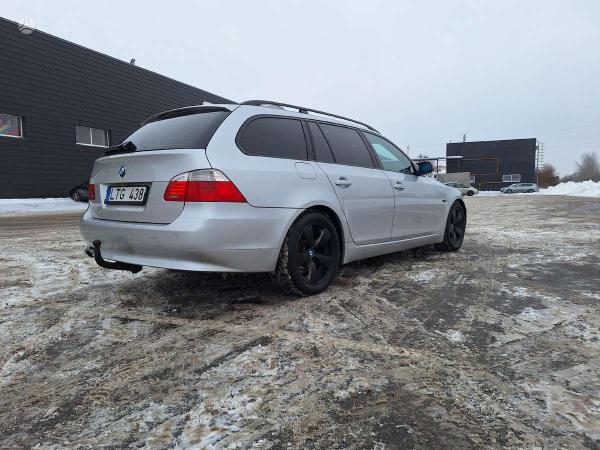 Pelēks BMW 525 2007 Kauņa, ar dzinēja tilpumu 2.99 L un nobraukumu 458 tūkst. km par 3650 €, foto 5 vietnē AUTOMOTO.COM.LV