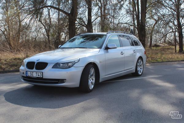 Grey BMW 525 2007 in Kaunas, with an engine capacity of 3.00 L and mileage of 387 thousand km for 2999 €, photo 2 on AUTOMOTO.COM.LV