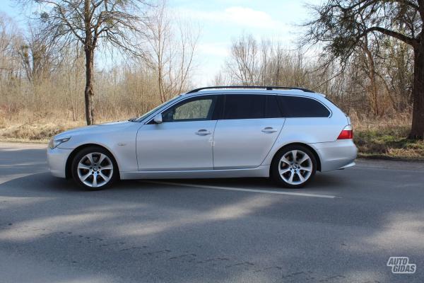Grey BMW 525 2007 in Kaunas, with an engine capacity of 3.00 L and mileage of 387 thousand km for 2999 €, photo 3 on AUTOMOTO.COM.LV