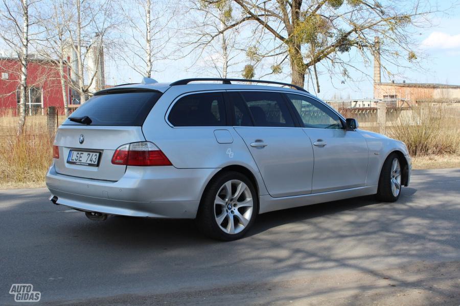 Pelēks BMW 525 2007 Kauņa, ar dzinēja tilpumu 3.00 L un nobraukumu 387 tūkst. km par 3099 €, foto 6 vietnē AUTOMOTO.COM.LV