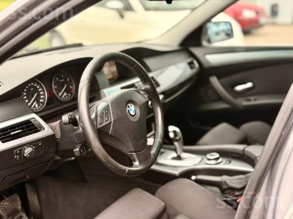 Pelēks BMW 525 2007 Ogre, ar dzinēja tilpumu 3.00 L un nobraukumu 355 tūkst. km par 4550 €, foto 5 vietnē AUTOMOTO.COM.LV