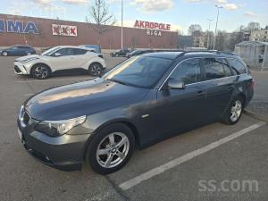 Grey BMW 525 2007 in Riga, with an engine capacity of 2.50 L and mileage of 286 thousand km for 4450 €, photo  on AUTOMOTO.COM.LV