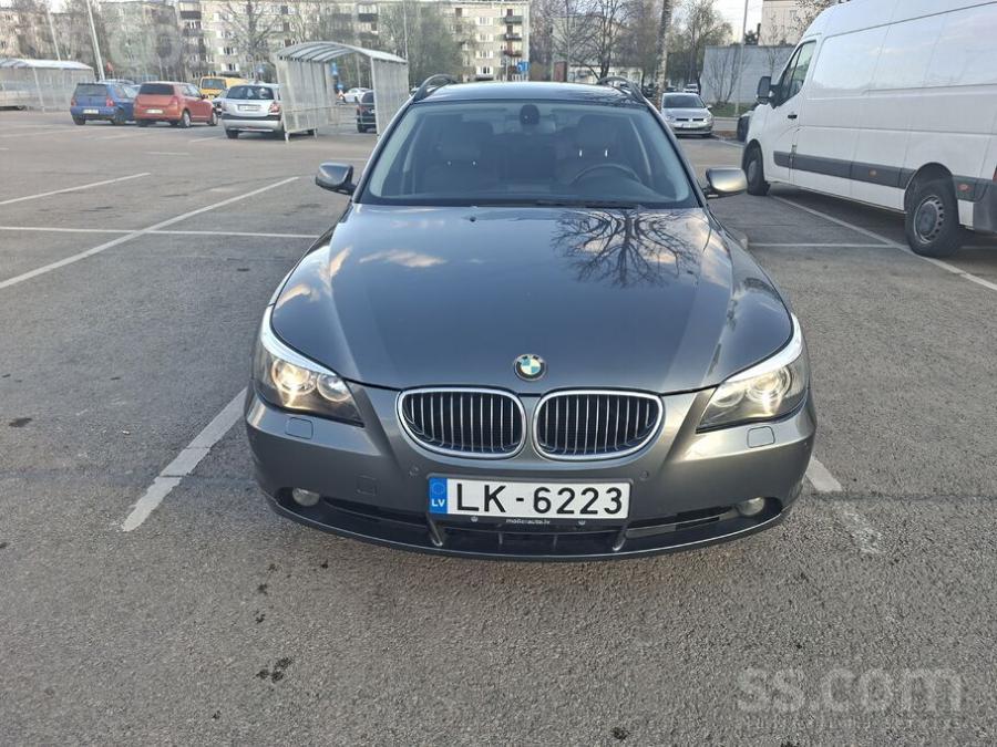 Pelēks BMW 525 2007 Rīga, ar dzinēja tilpumu 2.50 L un nobraukumu 286 tūkst. km par 4450 €, foto 3 vietnē AUTOMOTO.COM.LV