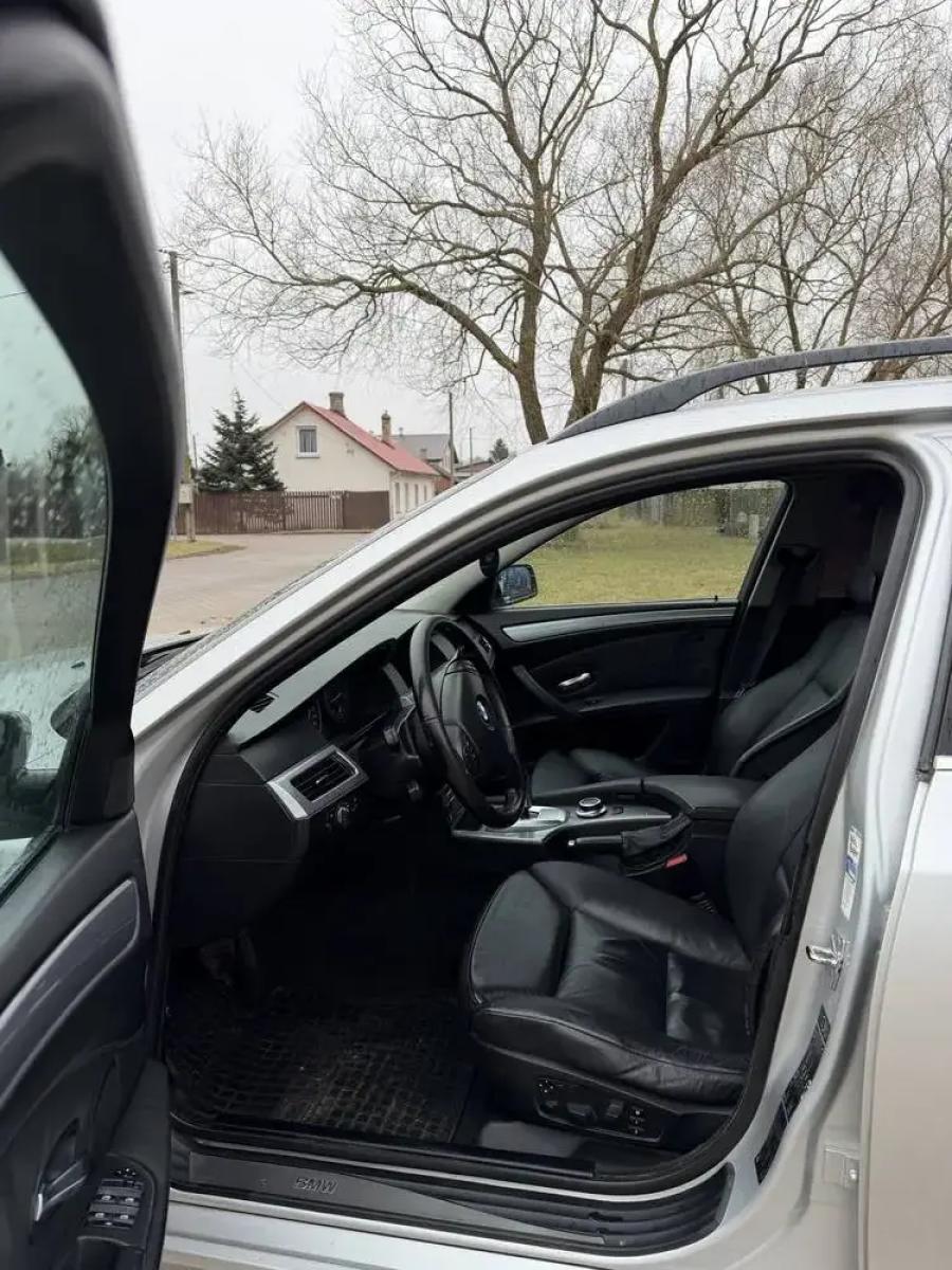 Pelēks BMW 525 2007 Ventspils, ar dzinēja tilpumu 3.00 L un nobraukumu 457 tūkst. km par 3200 €, foto 9 vietnē AUTOMOTO.COM.LV