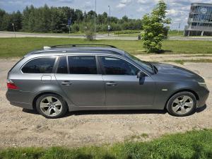 Grey BMW 525 2007 in Vilnius, with an engine capacity of 3.00 L and mileage of 356 thousand km for 3600 €, photo 4 on AUTOMOTO.COM.LV