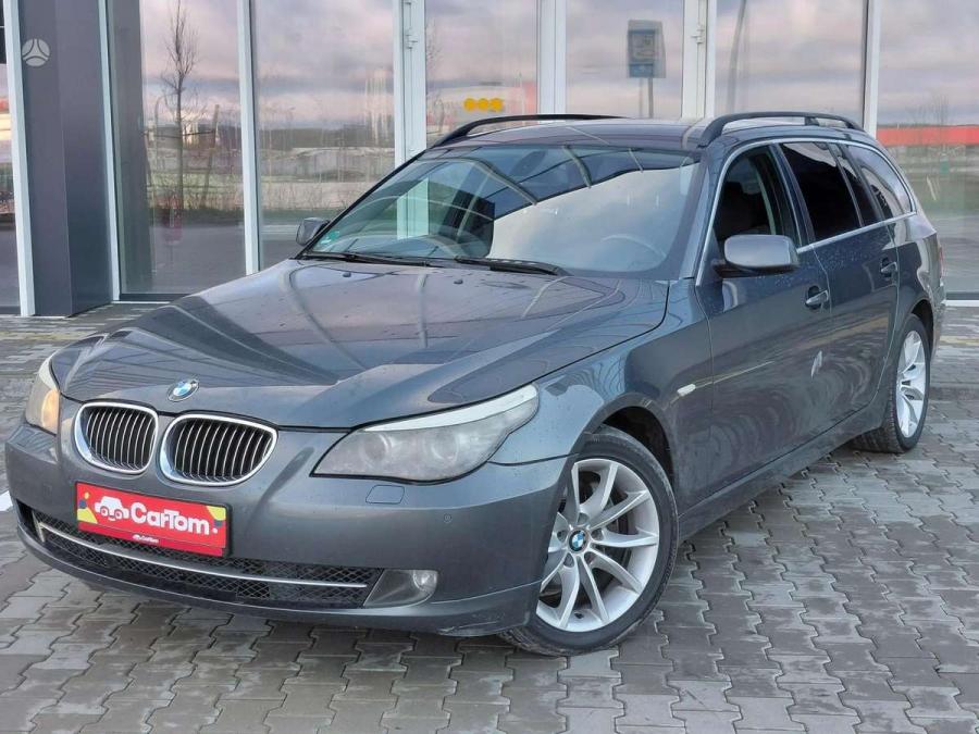 Pelēks BMW 525 2007 Viļņa, ar dzinēja tilpumu 2.99 L un nobraukumu 386 tūkst. km par 2600 €, foto 4 vietnē AUTOMOTO.COM.LV