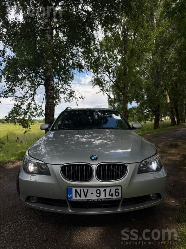 Grey BMW 525 2007 in Jekabpils, with an engine capacity of 2.50 L and mileage of 457 thousand km for 2950 €, photo 1 on AUTOMOTO.COM.LV