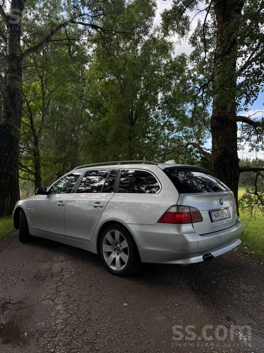 Pelēks BMW 525 2007 Jēkabpils, ar dzinēja tilpumu 2.50 L un nobraukumu 457 tūkst. km par 2950 €, foto 4 vietnē AUTOMOTO.COM.LV
