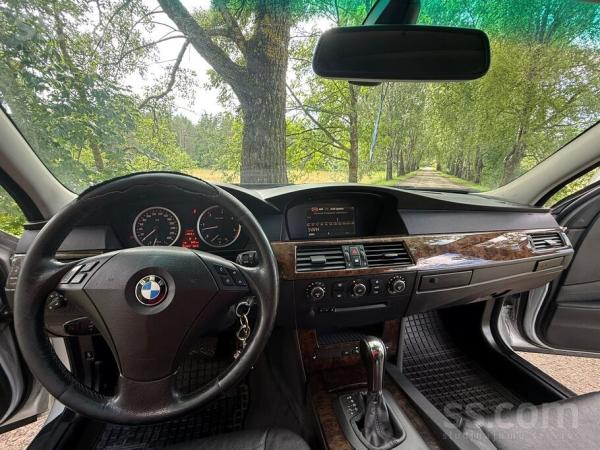 Grey BMW 525 2007 in Jekabpils, with an engine capacity of 2.50 L and mileage of 457 thousand km for 2950 €, photo 5 on AUTOMOTO.COM.LV