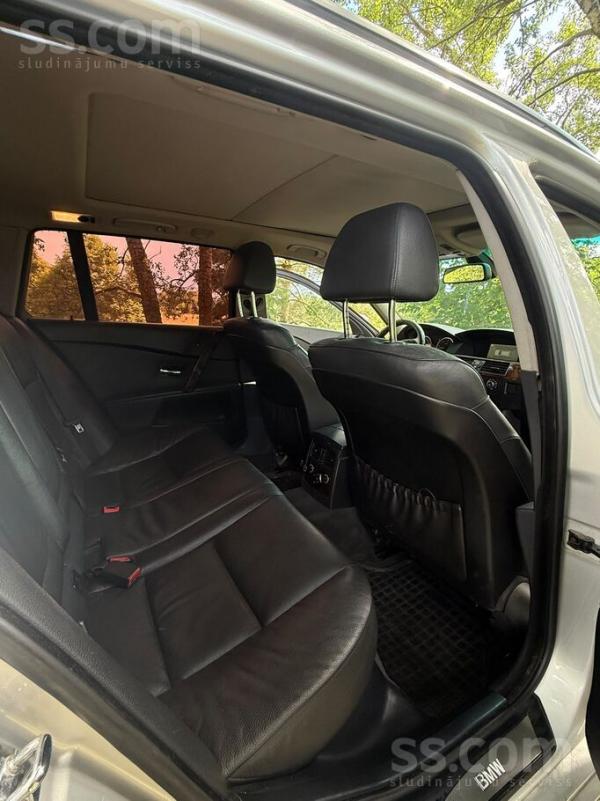Grey BMW 525 2007 in Jekabpils, with an engine capacity of 2.50 L and mileage of 457 thousand km for 2950 €, photo 6 on AUTOMOTO.COM.LV