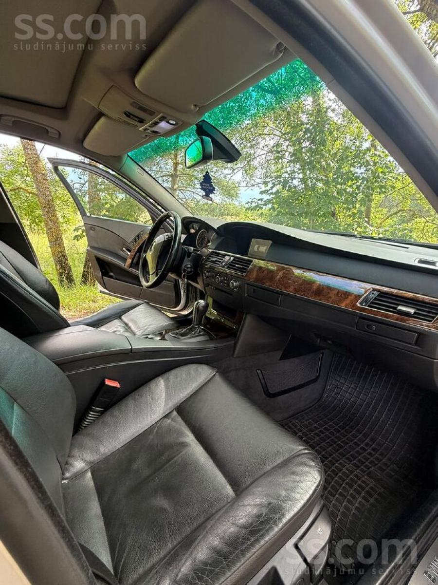 Pelēks BMW 525 2007 Jēkabpils, ar dzinēja tilpumu 2.50 L un nobraukumu 457 tūkst. km par 2950 €, foto 11 vietnē AUTOMOTO.COM.LV