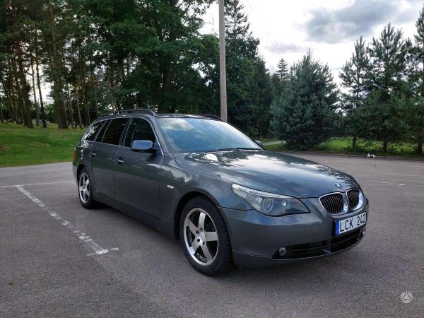 Pelēks BMW 525 2007 Pasvalys, ar dzinēja tilpumu 2.50 L un nobraukumu 377 tūkst. km par 1700 €, foto 1 vietnē AUTOMOTO.COM.LV