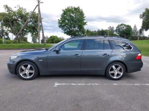 Grey BMW 525 2007 in Pasvalys, with an engine capacity of 2.50 L and mileage of 377 thousand km for 1700 €, photo 5 on AUTOMOTO.COM.LV
